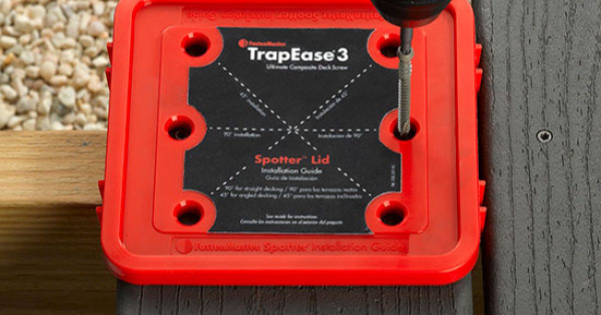 TrapEase® 3: Composite, PVC & Capstock Deck Screws | FastenMaster